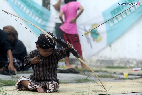 Indonesia holds traditional archery contest - Global Times