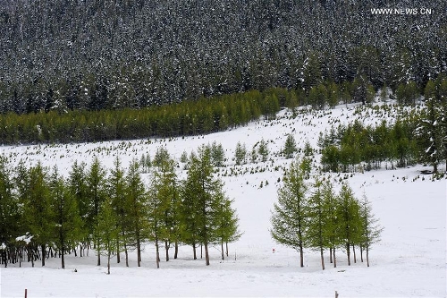 Snow scenery of east Tianshan Mountain in China's Xinjiang - Global Times