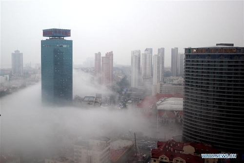 Amazing advection fog scene in E China's Shandong - Global Times