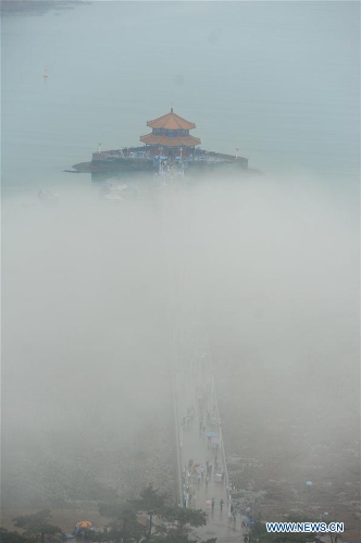 Amazing advection fog scene in E China's Shandong - Global Times