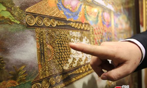 Folk artist devoted to enamel drawing for two decades - Global Times