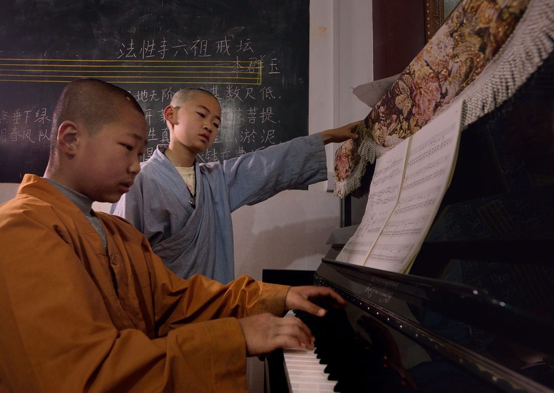 The musical monks of Huanggang - Global Times