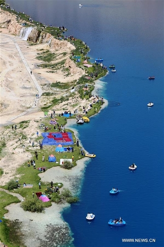 Scenery of Band-e-Amir lake in Afghanistan - Global Times