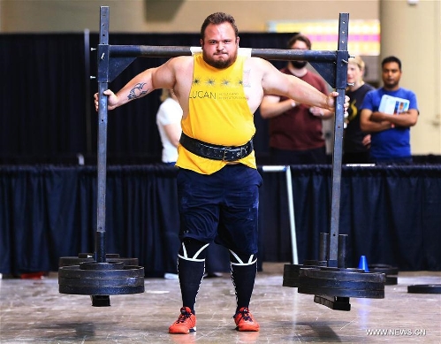Amateur Strongman Competition held in Canada - Global Times