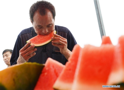 Watermelon eating competition attracts visitors, participants - Global ...