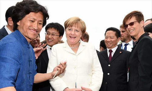 German chancellor visits China's Shenyang - Global Times