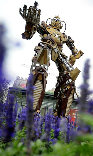 Monkey King transformer displayed in NE China - Global Times