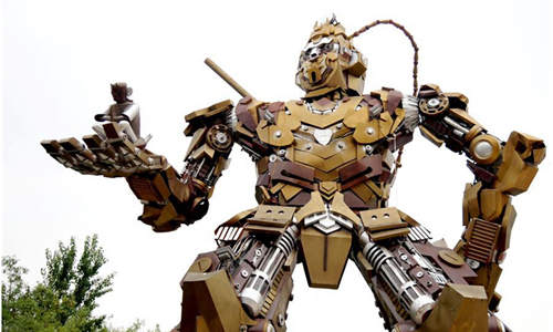 Monkey King transformer displayed in NE China - Global Times