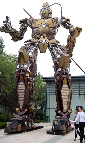 Monkey King transformer displayed in NE China - Global Times