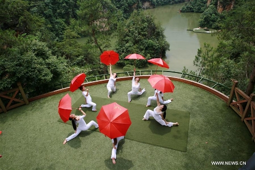 Int'l Day of Yoga marked in N China - Global Times