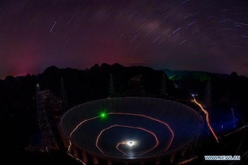 Construction of world's largest telescope FAST starts in SW China ...