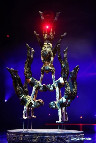 Shanghai acrobatics troupe performs in new circus pavilion - Global Times
