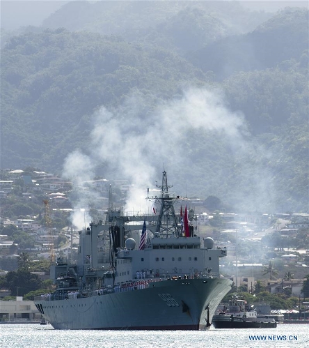 Chinese fleet leaves Pearl Harbor for RIMPAC exercise 2016 - Global Times