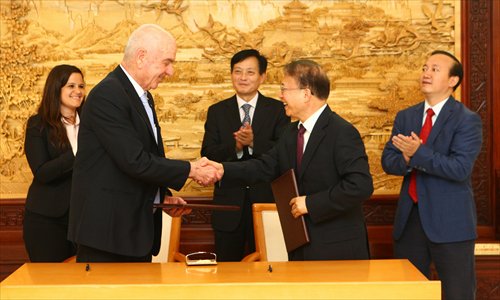 Israel: MOU signed for stronger ties - Global Times
