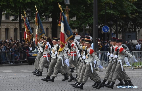 Annual Bastille Day military parade held in Paris - Global Times