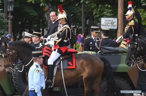 Annual Bastille Day military parade held in Paris - Global Times
