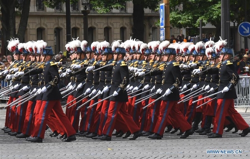Annual Bastille Day military parade held in Paris - Global Times