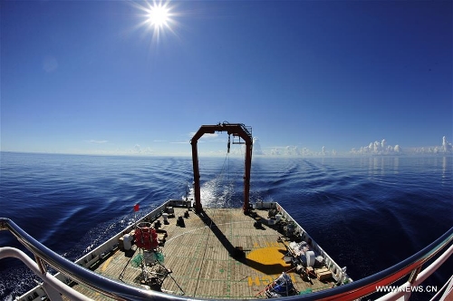 Chinese deep-sea explorer ship sails into NW Pacific Ocean - Global Times