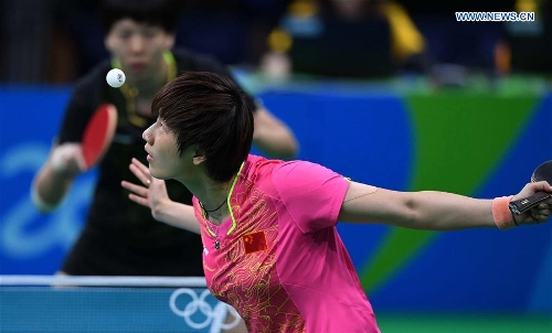Ding Ning wins gold of women's singles final of table tennis - Global Times