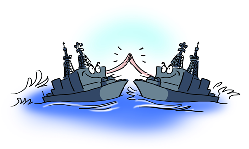 Western containment drawing Russia, China closer - Global Times