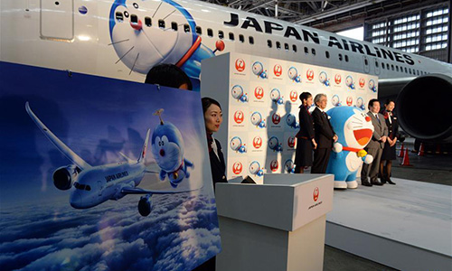 Doraemon-themed plane to fly route between Tokyo and Shanghai - Global ...