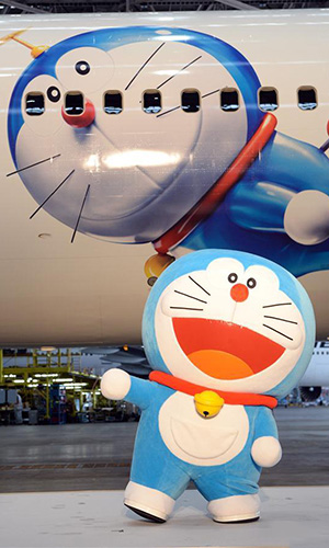 Doraemon-themed plane to fly route between Tokyo and Shanghai - Global ...