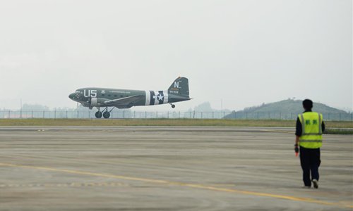WWII plane to be permanently displayed in S China's Guangxi - Global Times