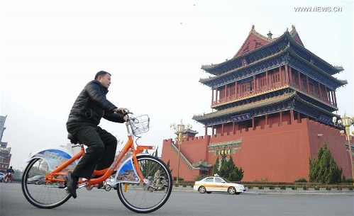 Chinese cities encourage people to commute by bicycle - Global Times