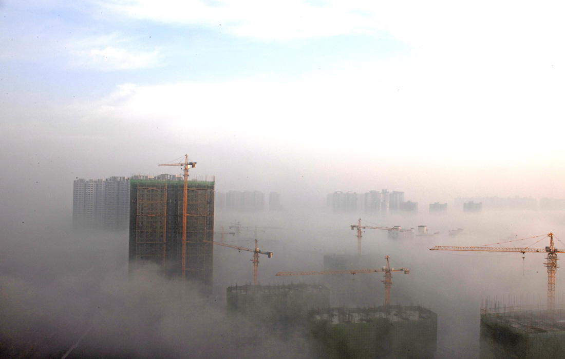 Heavy fog blankets C China's Zhengzhou - Global Times