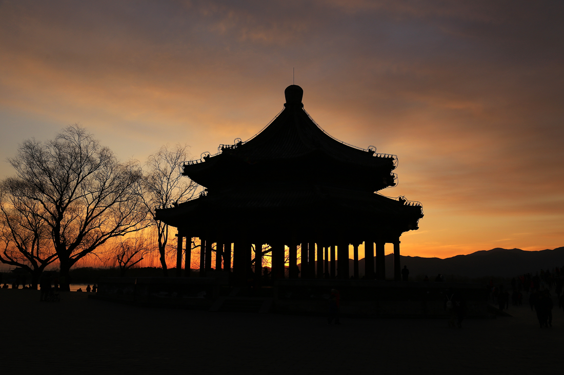 Beautiful sunset scenes at Beijing’s Summer Palace - Global Times