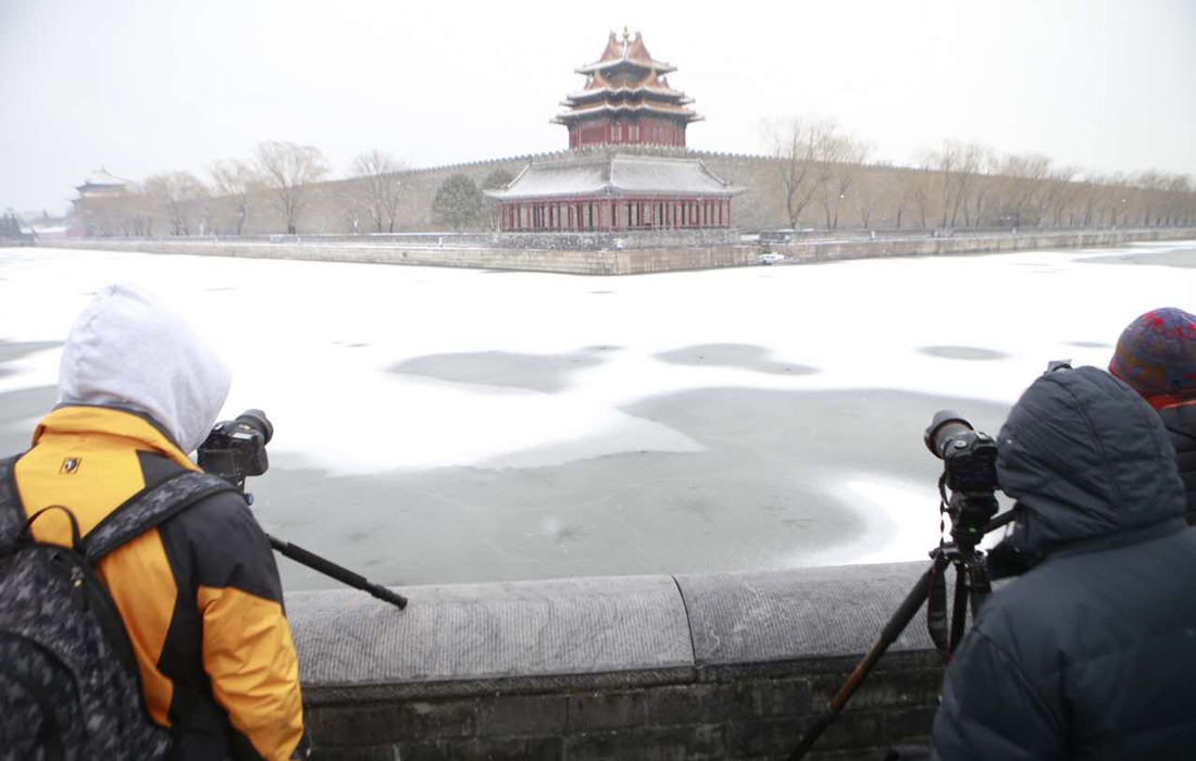 Cold front brings late winter snow across northern China - Global Times