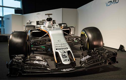 Sahara Force India Formula One team unveils new car for 2017 season ...