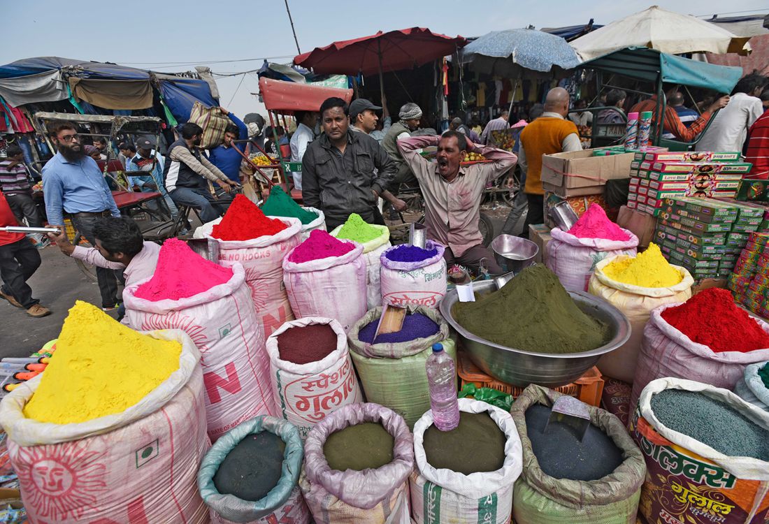 Indians welcome Holi Spring Festival in riot of color - Global Times
