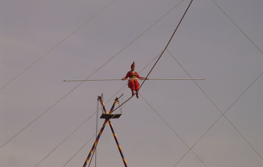 Ancient skywalkers: Traditional tightrope acrobats of China’s Xinjiang ...