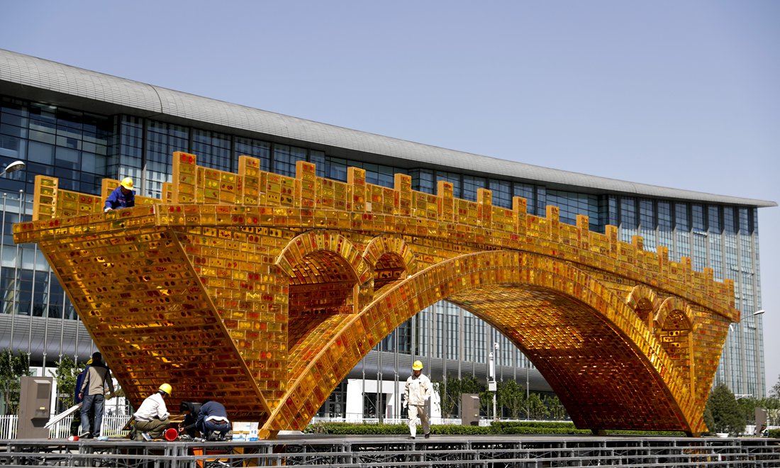 Golden bridge trial shines in Silk Road splendor - Global Times
