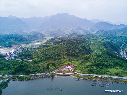 Aerial view of Sandu Township in E China's Zhejiang - Global Times