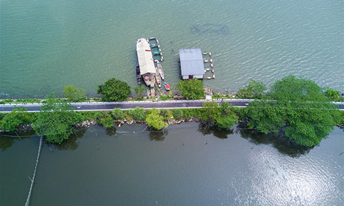 Aerial view of Sandu Township in E China's Zhejiang - Global Times