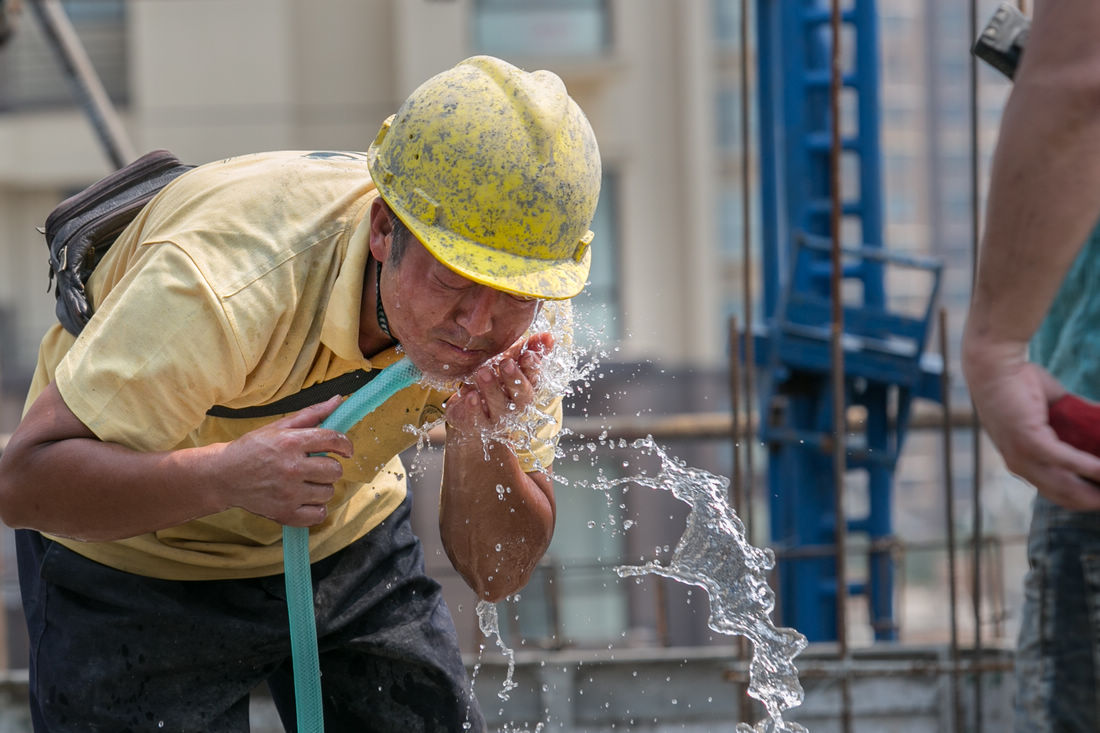 Working in the heat - Global Times