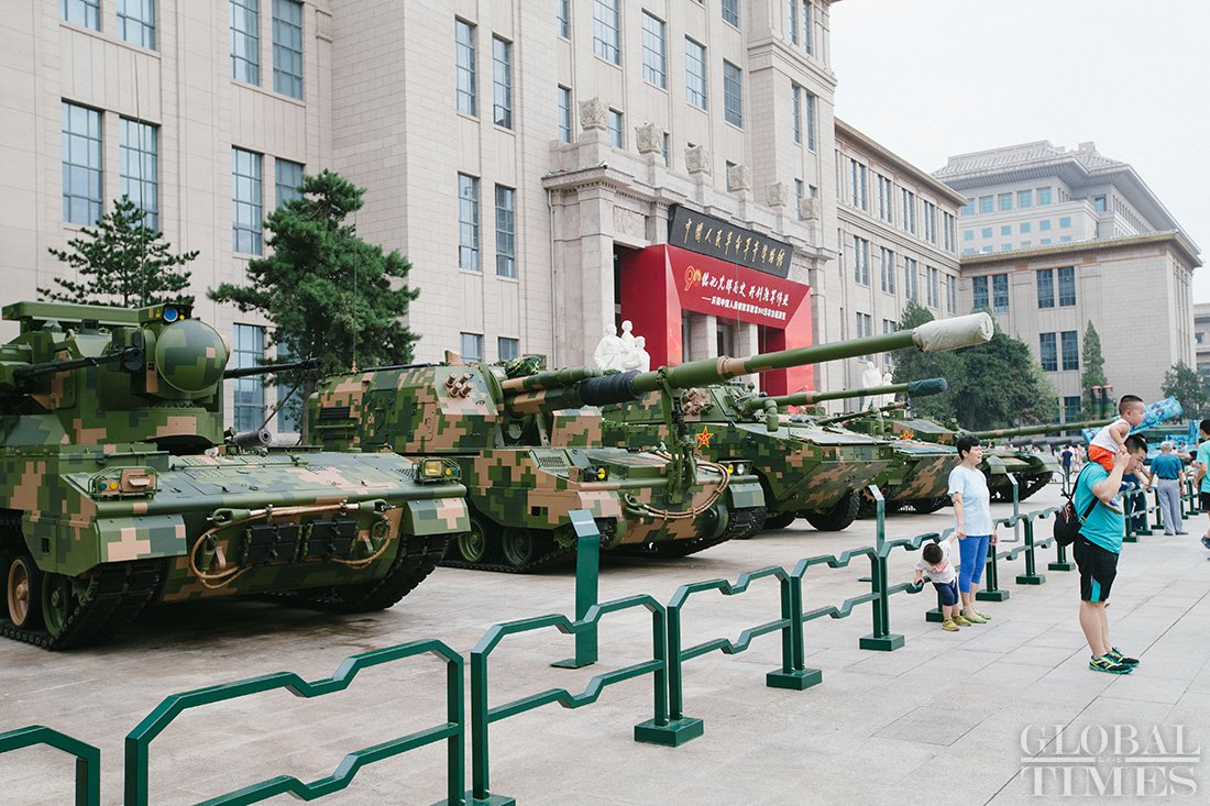 Exhibition celebrating PLA’s 90th birthday opens to public - Global Times