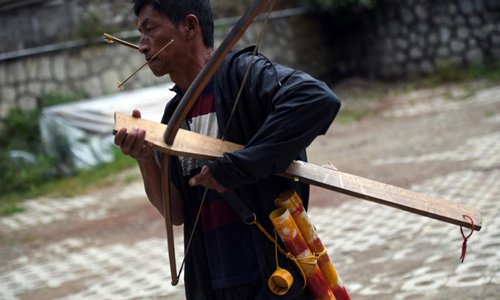 Traditional archery contest in southwestern village - Global Times