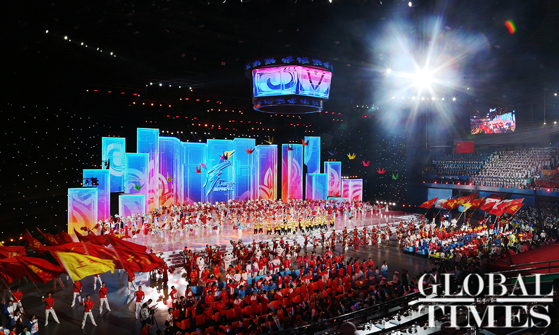 Closing ceremony of 13th Chinese National Games held in Tianjin ...