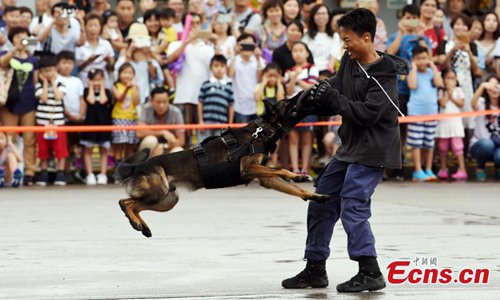 Open day at Hong Kong Airport Security Unit - Global Times