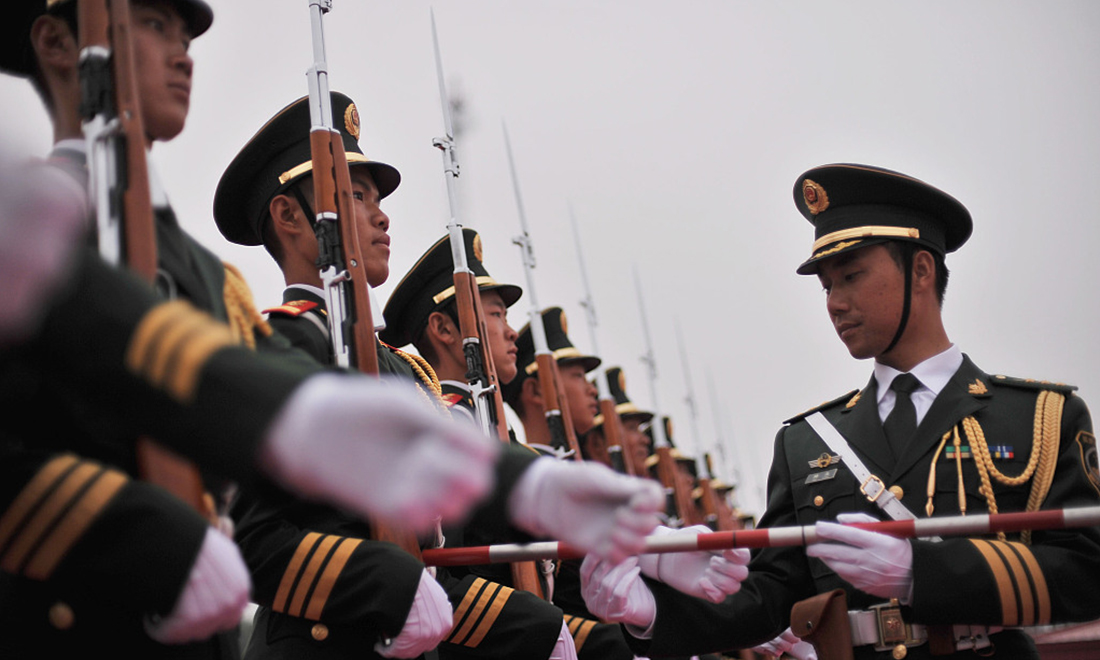 A close look at the PLA guard of honor on National Day - Global Times