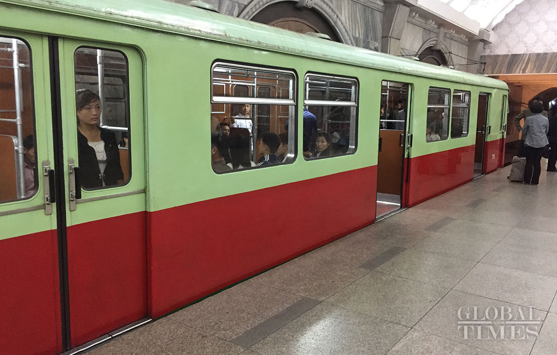 Inside the Pyongyang metro - Global Times