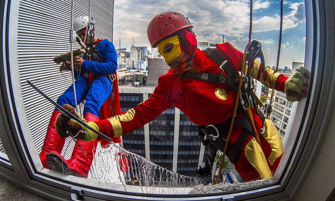 Superhero-like cleaners bring a smile to kids on Children’s Day in ...