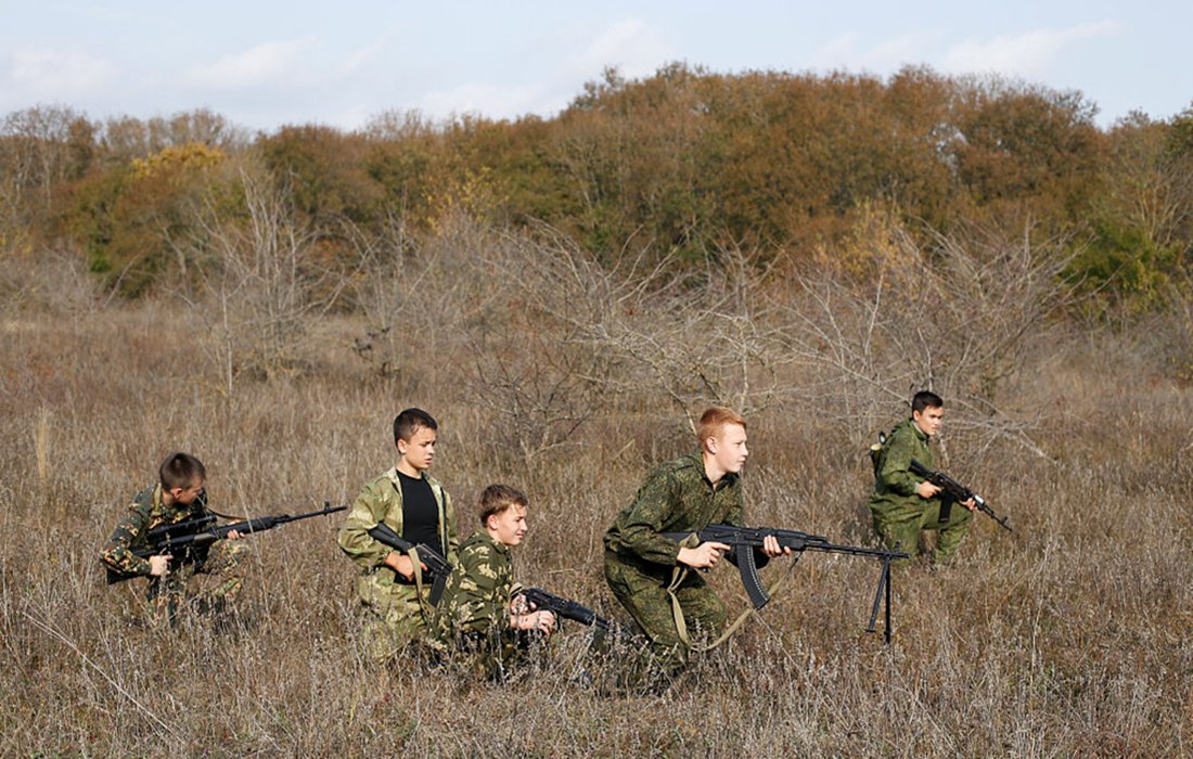 Russian boys receive military trainings at General Yermolov Cadet ...