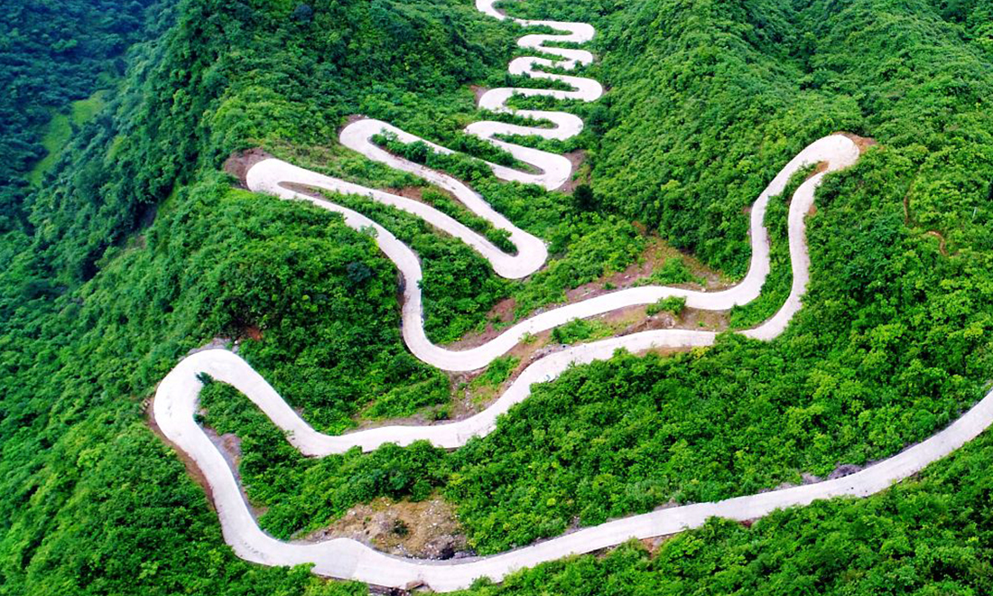 A tour of China’s most twisted roads - Global Times