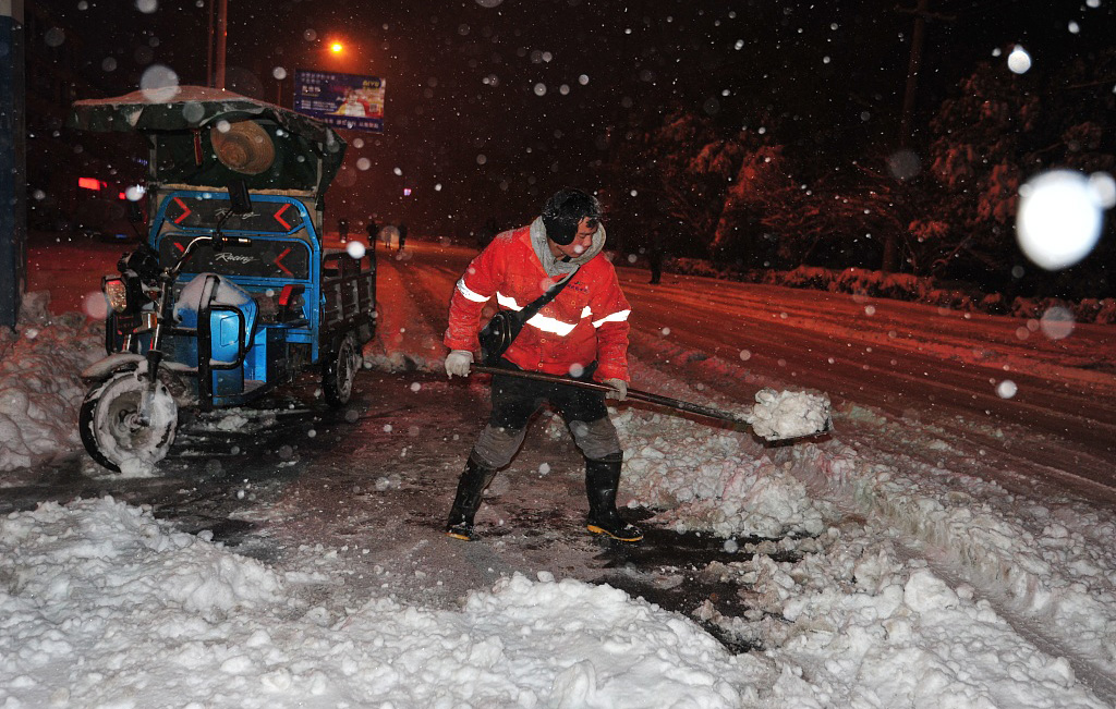 In pics: first snowfall across China - Global Times