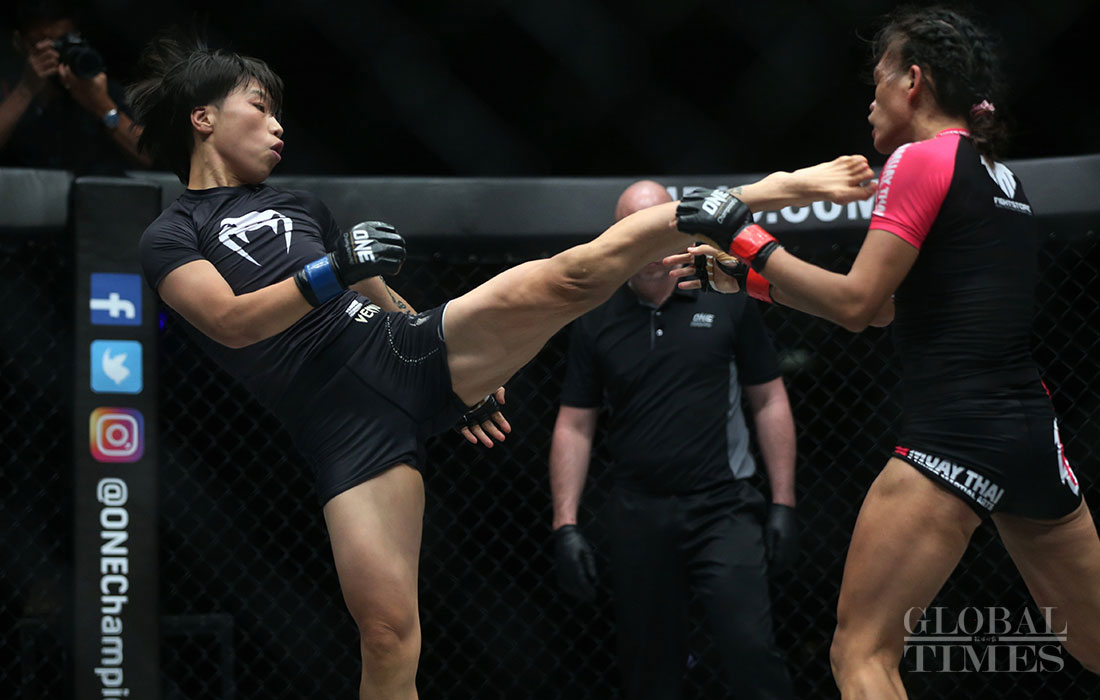 MMA fighter Xiong Jingnan becomes first Chinese to win ONE Championship ...