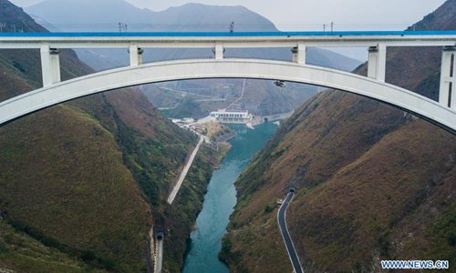 Workers examine railway bridge everyday for safety in China's Guizhou ...